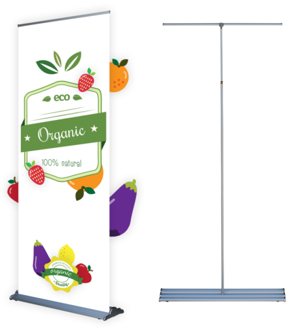 Silverstep Roll-Up 36-Inch 1-Sided Banner Stand - $190
