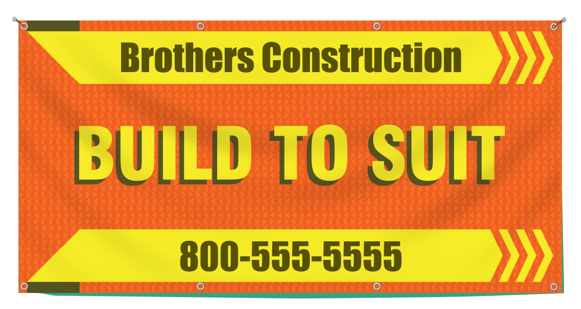 Buy Construction Site Banners | High Quality, Sturdy Vinyl