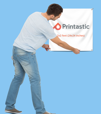 2x2 Banners | Custom Printed 2x2 Vinyl Banner - $5.96