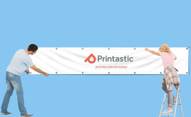 2x12 Banners | Custom Printed 2x12 Vinyl Banner - $35.76