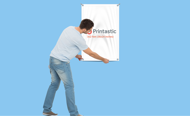 3x2 Banners | Custom Printed 3x2 Vinyl Banner - $8.94