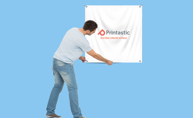 3x3 Banners | Custom Printed 3x3 Vinyl Banner - $13.41