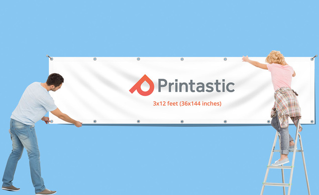 3x12 Banners | Custom Printed 3x12 Vinyl Banner - $53.64