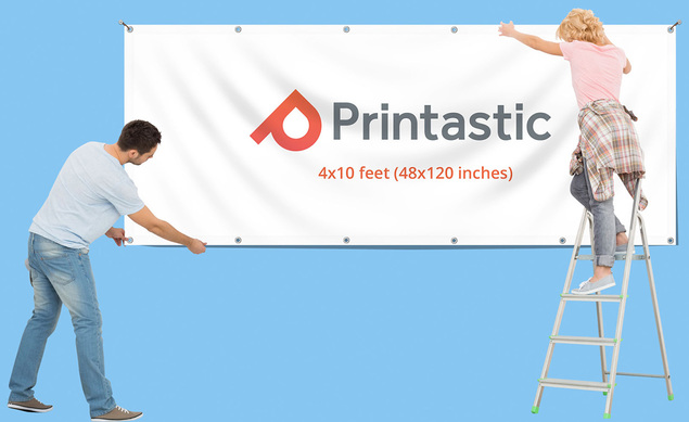 4x10 Banners | Custom Printed 4x10 Vinyl Banner - $59.60