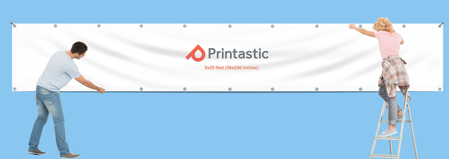3x20 Banners | Custom Printed 3x20 Vinyl Banner - $89.40