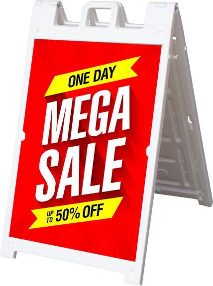 A-Frame Signs | Custom A-Frame & Sandwich Board Signs