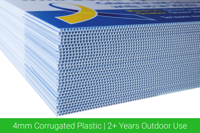 Corrugated Plastic Signs | Affordable, Lightweight & Durable Corrugated Plastic Signs | Affordable, Lightweight & Durable