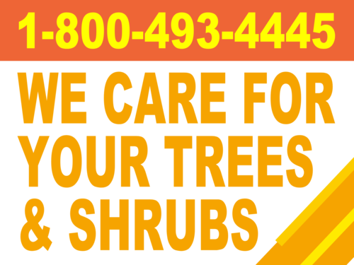 Tree and Shrub Trimming Yard Signs | Printastic
