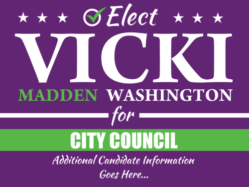 City Council Political Signs | Design & Buy Election Signs