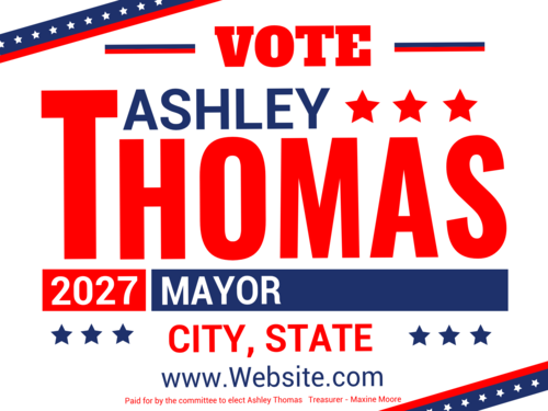 Mayor Political Signs | Customizable Signs & Banners