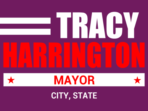 Mayor Election Signs - Printastic | Mayor Political Signs | Mayor ...