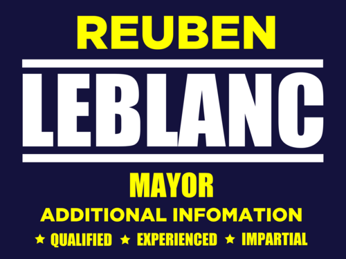 Mayor Election Signs - Printastic | Mayor Political Signs | Mayor ...