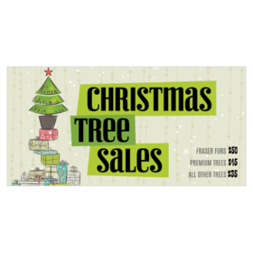Christmas Tree Lot Banners | Printastic.com