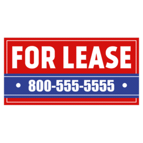 For Lease Banner | Printastic.com