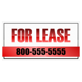 For Lease Banner | Printastic.com