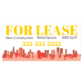 For Lease Banner | Printastic.com