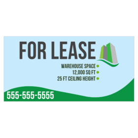 For Lease Banner | Printastic.com