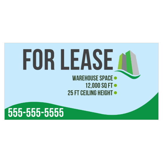 For Lease Banner | Printastic.com
