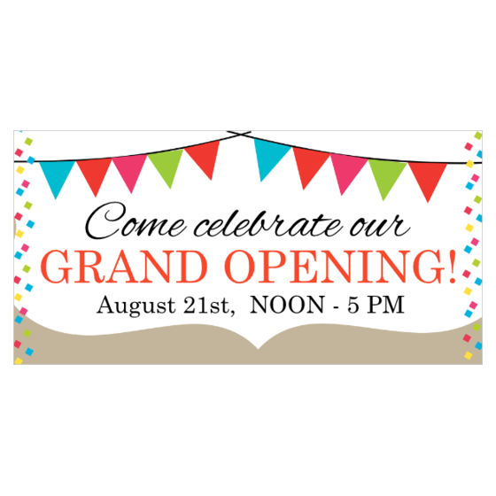 Grand Opening Banners | Printastic.com