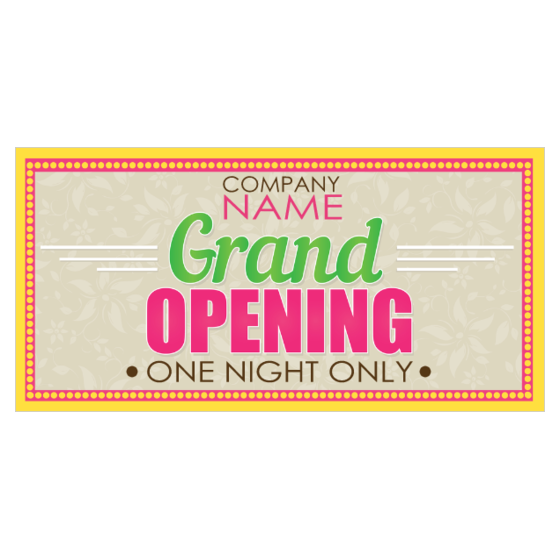 Grand Opening Banners | Printastic.com