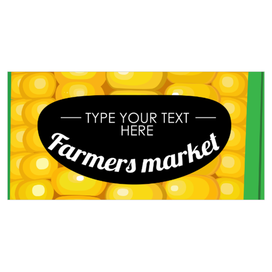 Farmer's Market Banners - Grocery Farm Fresh Produce Banners