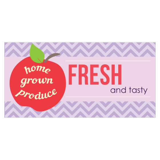 Farmer's Market Banners - Grocery Farm Fresh Produce Banners