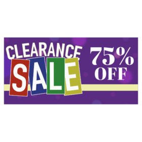 Clearance Sale Banners | Printastic.com
