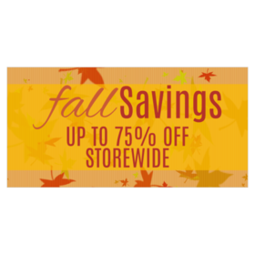 Fall Seasonal Sale Banners From $9.00