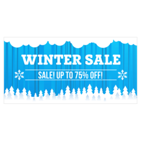 Winter Sale Banners From $9.00!