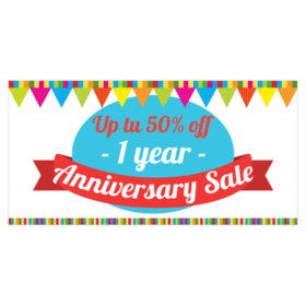Anniversary Sales Banners | Printastic