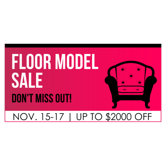 Floor Model Sale Banners From $9.00