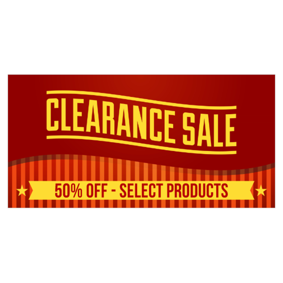 Clearance Sale Banners | Printastic.com
