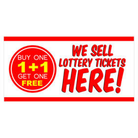 Lottery Ticket Banners - Lottery Sale Banners