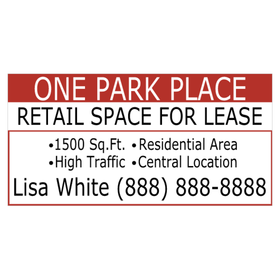 For Lease Banner | Printastic.com