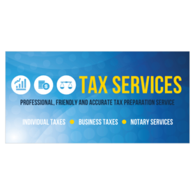 Tax Service Signs For Custom Tax Banners