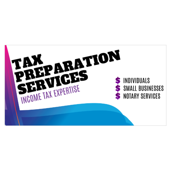 Tax Service Signs For Custom Tax Banners