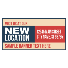 Second Store Banners - Opening A New Location Banners
