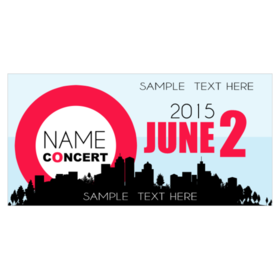 Concert and Band Banners | Printastic.com