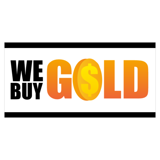 We Buy Gold Signs To Create Gold Banners