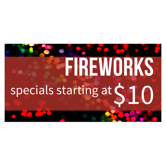 Custom Fireworks Store Retail Banners for Advertising