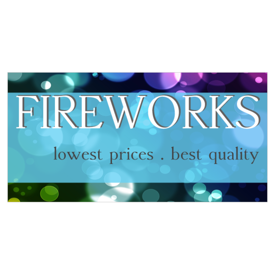 Custom Fireworks Store Retail Banners for Advertising