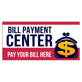Bill Payment Service Signs To Create Billing Service Banners