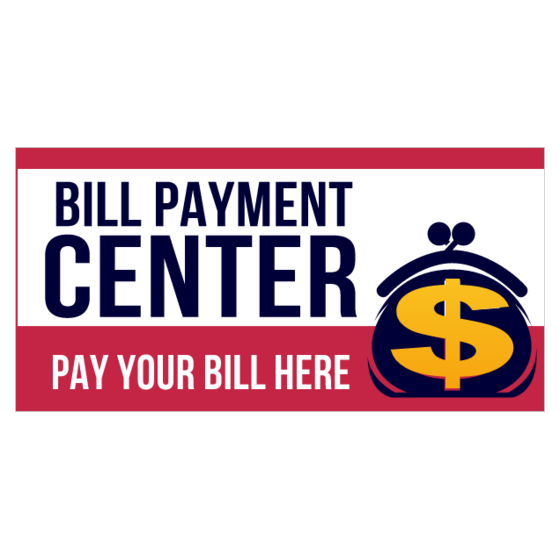 Bill Payment Service Signs To Create Billing Service Banners