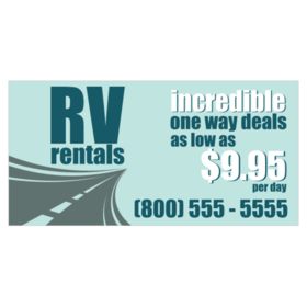 RV Rental Banners | Printastic.com