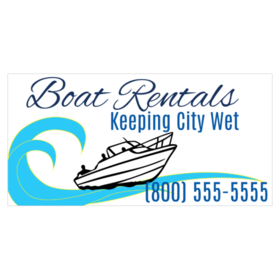 Boat Rental Banners | Printastic.com