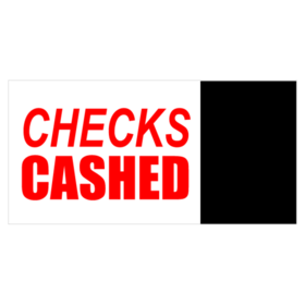 Check Cash Signs To Create Check Cashing Banners