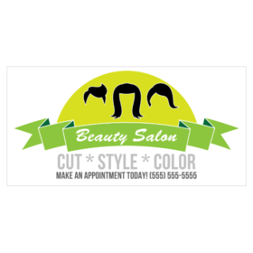 Custom Hair Salon Banners | Printastic