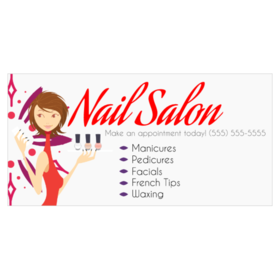 Custom Vinyl Banners | Signs for Nail Salons
