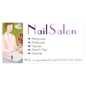 Custom Vinyl Banners | Signs for Nail Salons