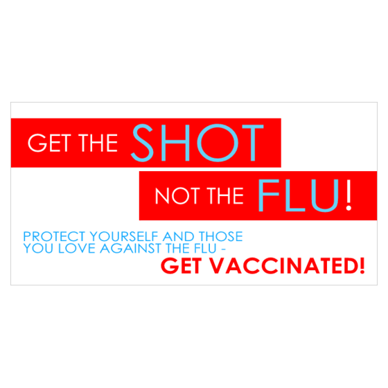 Flu Shot Banners | Printastic